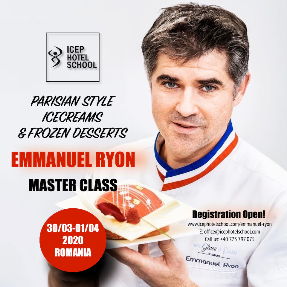 MasterClass Icecream & Frozen Desserts by Emmanuel Ryon – ICEP HOTEL SCHOOL